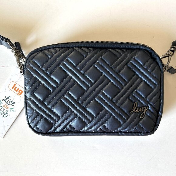 lug | Bags | Lug Coupe 2 Convertible Crossbody Bag Metallic Indigo Blue ...